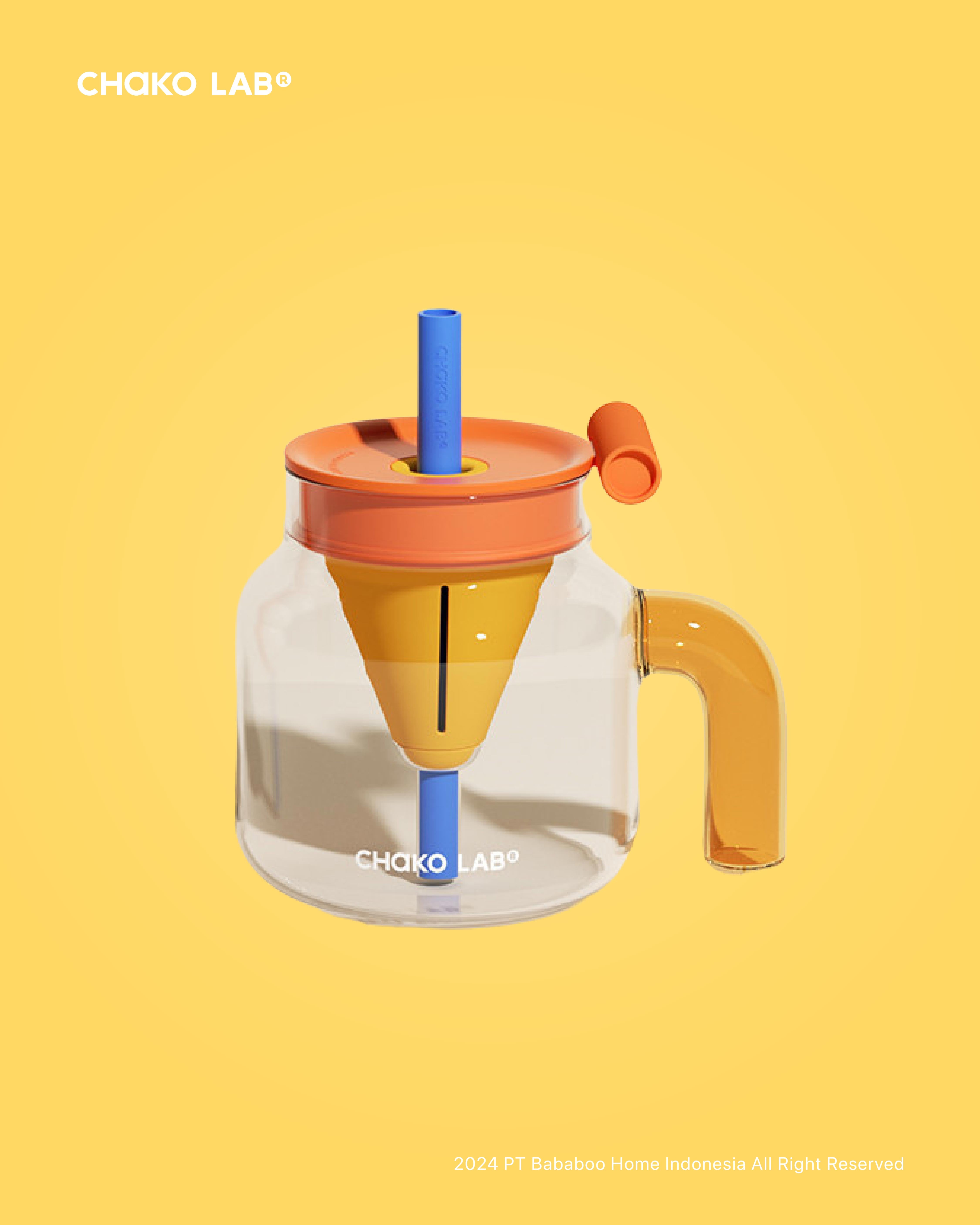 CHAKO LAB Funnel Glass 1150ml - Orange – My Store